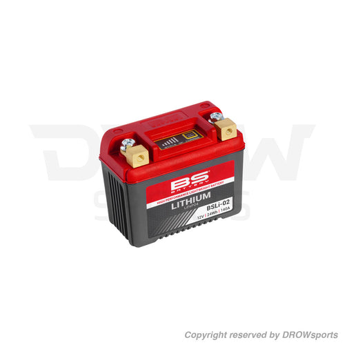 BS Battery Lithium LiFePO4 BSLi-02 MAX 180A (Grom, Ruckus, Z125)
